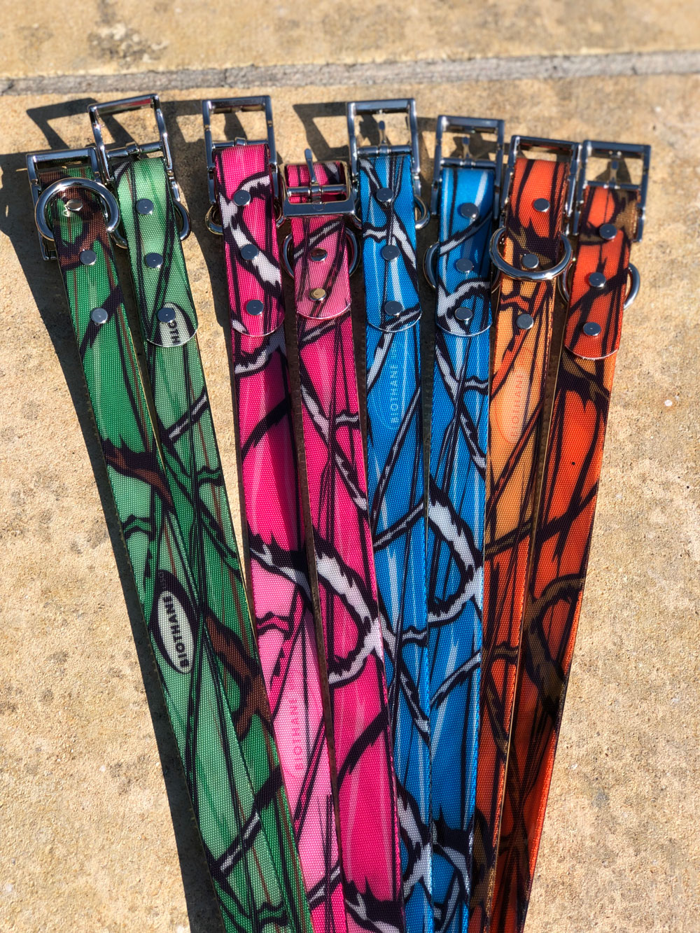 1 Inch Camo Dog Collars - Just Plain Crazy